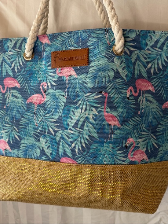 Margaritaville | Bags | Margaritaville Pink Flamingo Reusable Tote Bag ...